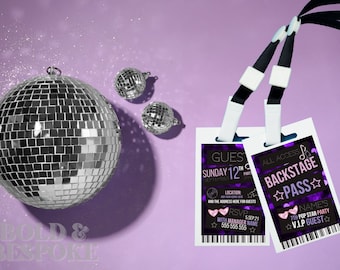 Hip Hop, Swagger, VIP PASS, Backstage Pass, Vip Invitation, Birthday ...