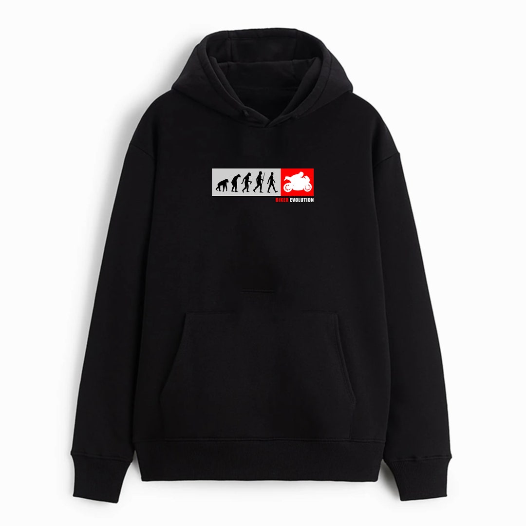 Biker Evolution Hoodie - Etsy