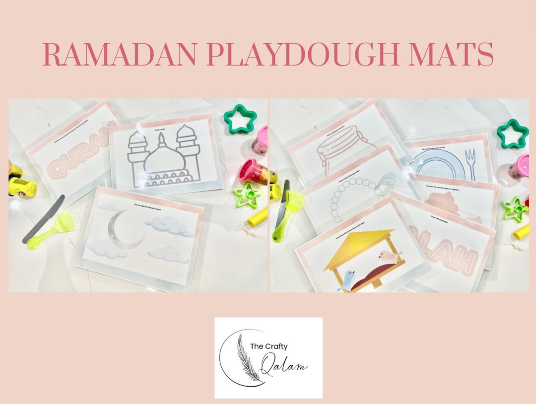 Ramadan Playdough Mats - Etsy