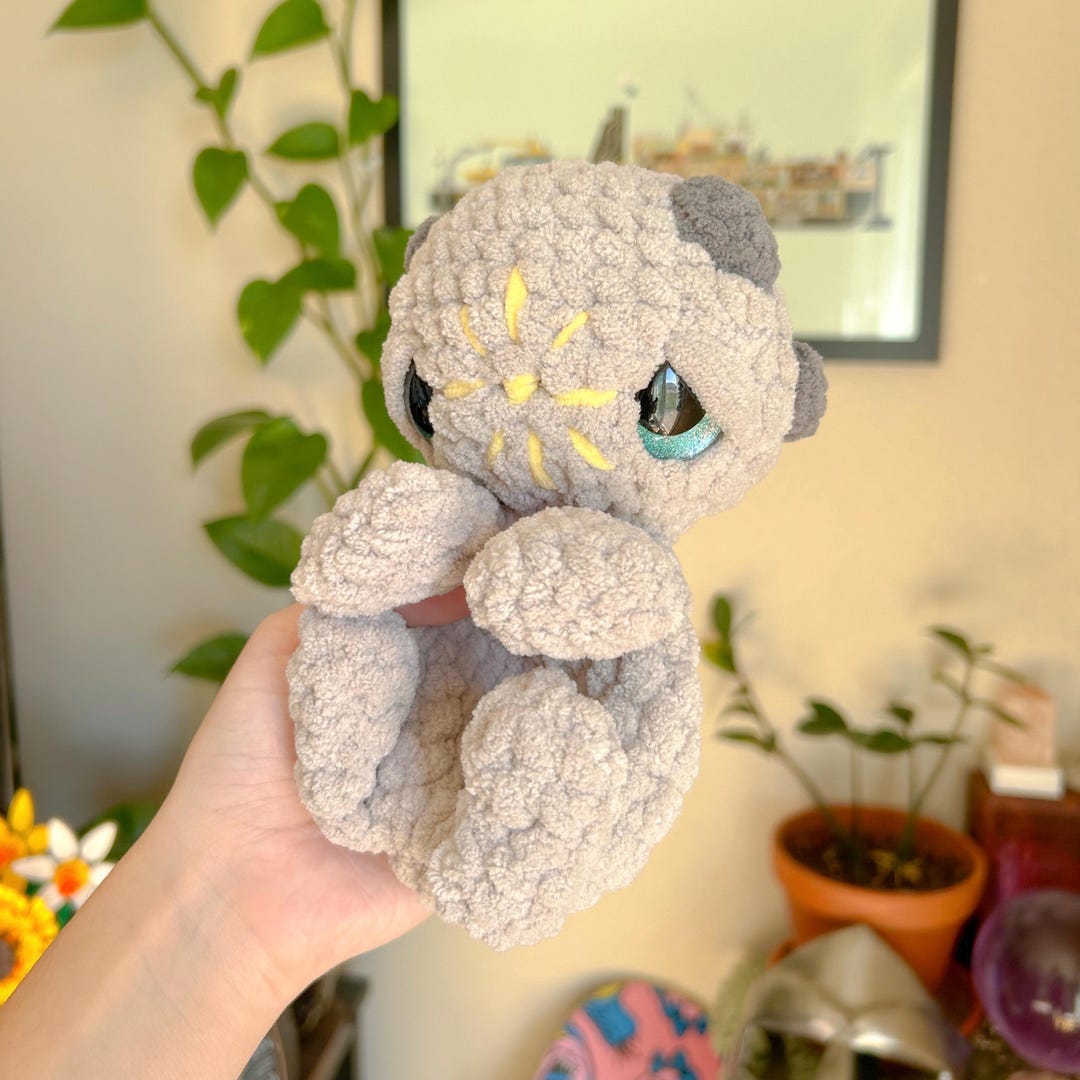Lyla the Wee Moon Plushie: Handmade Amigurumi Snuggler - Etsy