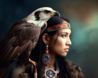 Shaman White Wolf Shamanic Art Nagual Spirit White Wolf - Etsy