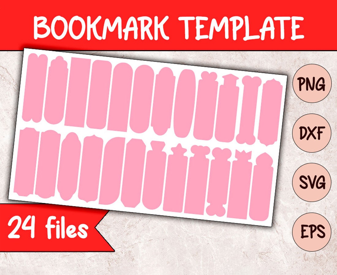 Bookmark Template, Bookmark Wrap, Sublimation Template, Templates for ...