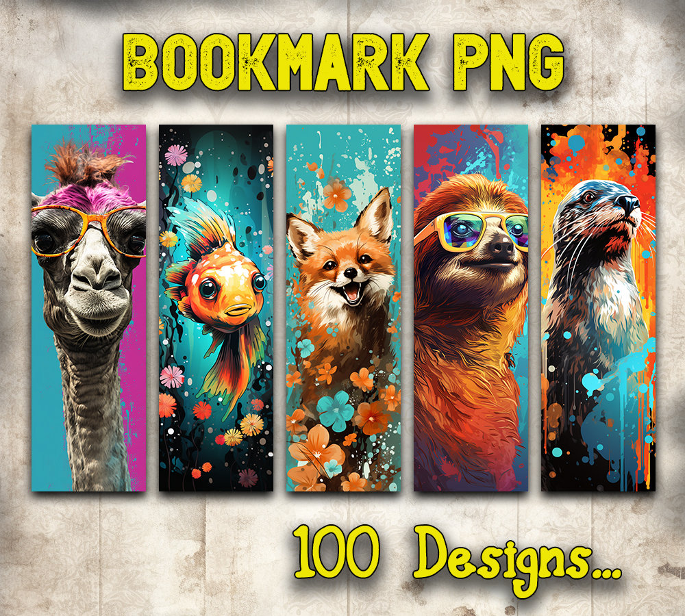 Bookmark Png, Bookmark Bundle, Printable Bookmark Bundle, Bookmark ...