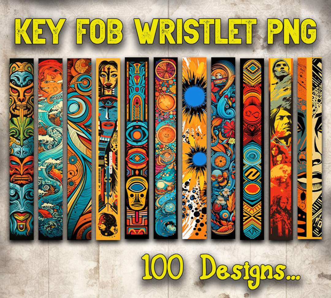 Key Fob Sublimation Design Png, Key Fob Bundle, Key Fob Sublimation ...