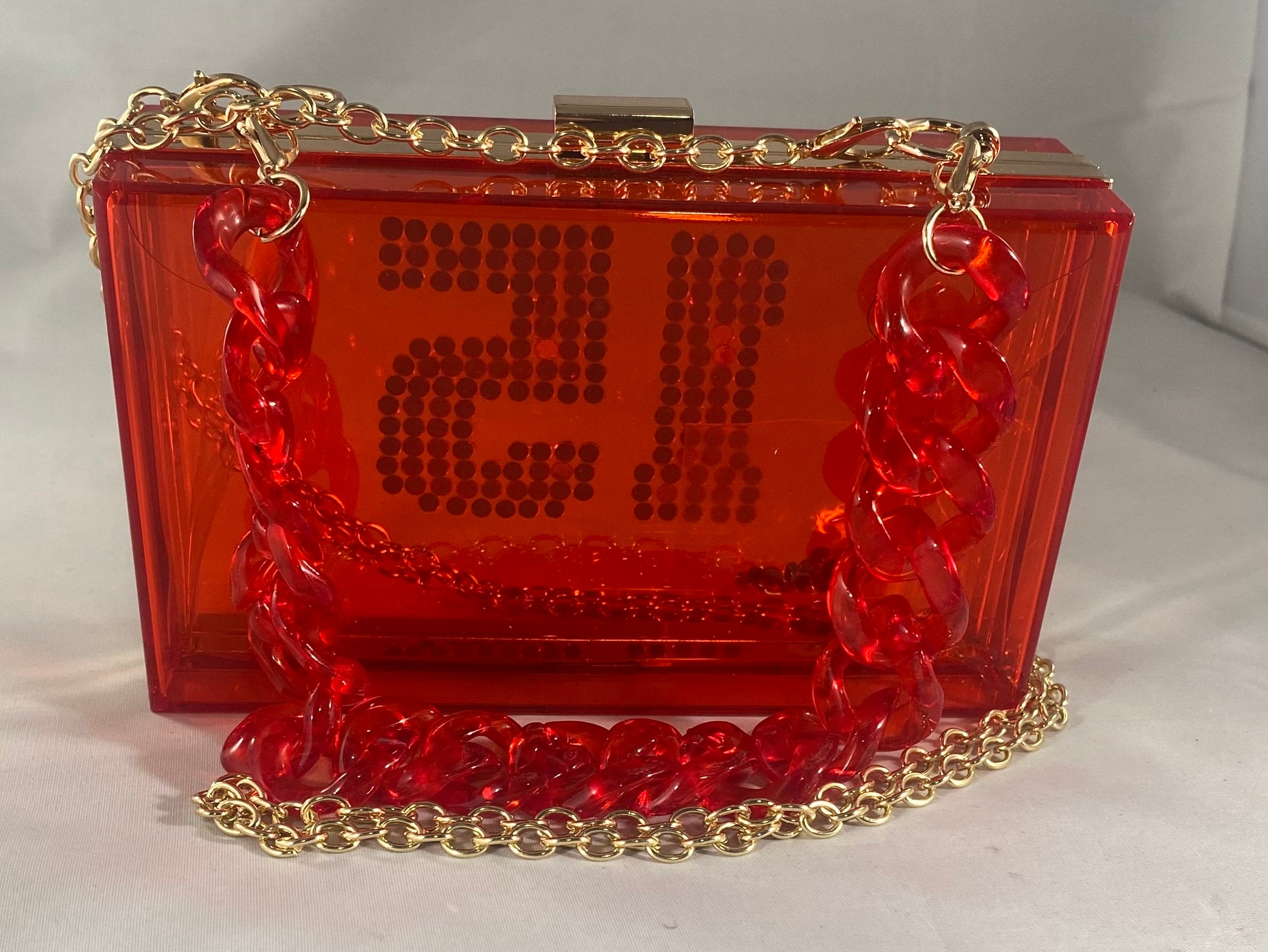 Kansas City Chiefs Mahomes Inspired Clear Red Game Day Purse! Stadium ...