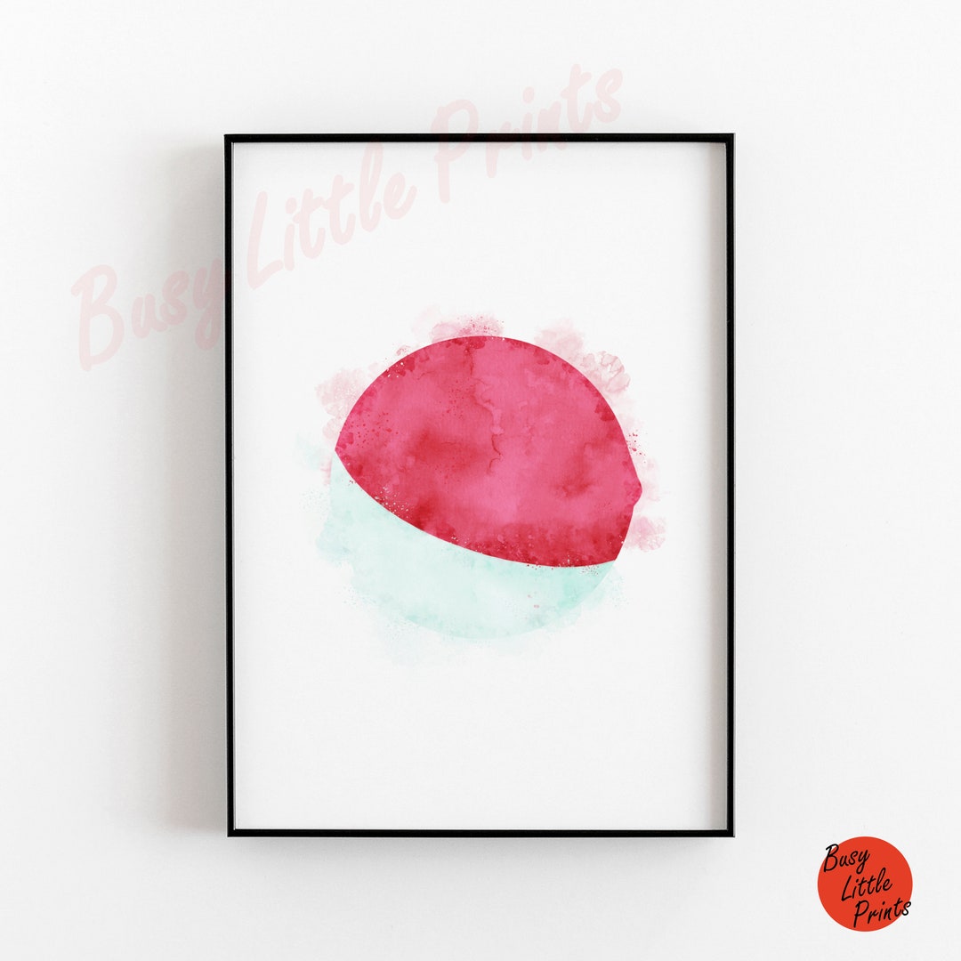 Pokemon No.100 VOLTORB Watercolour Digital Download Art Print - Etsy
