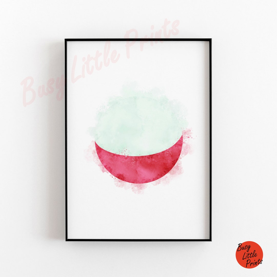 Pokemon No.101 ELECTRODE Watercolour Digital Download Art Print - Etsy