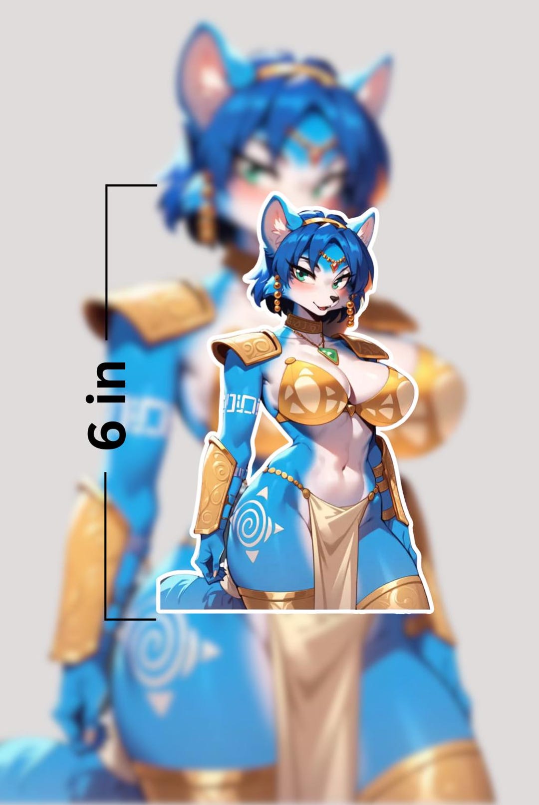 Krystal Star Fox Adventures Weatherproof Anime Sticker 6 Car Decal - Etsy