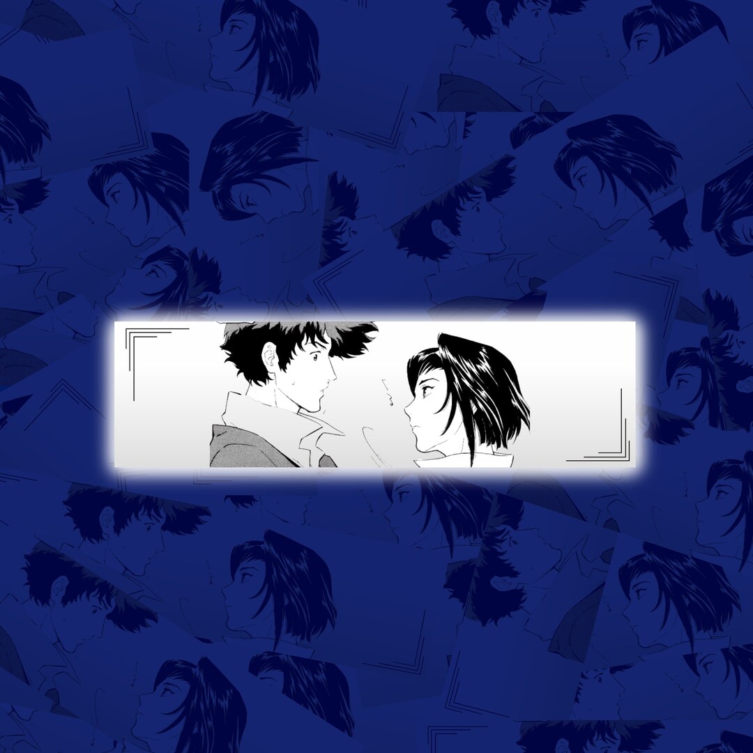 Spike and Faye Cowboy Bebeop Bumper Sticker Weatherproof 3 X 11 Car ...