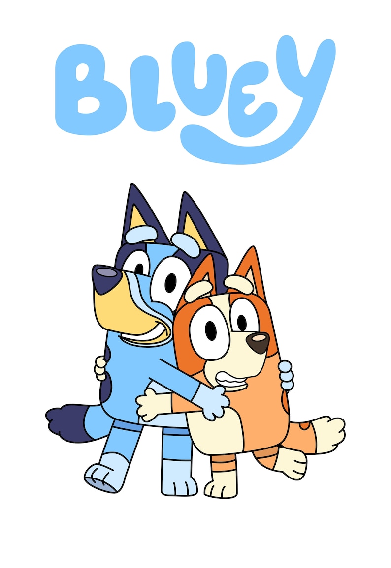 Bluey Wall Print Bluey Printable Digital Download Bluey - Etsy