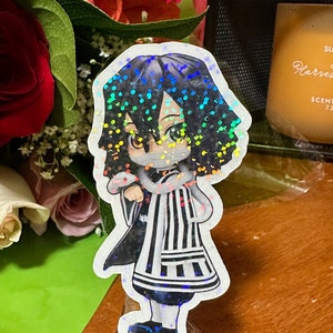 Obanai Iguro Anime Art-demon Slayer Sticker Glossy/holographic Water ...