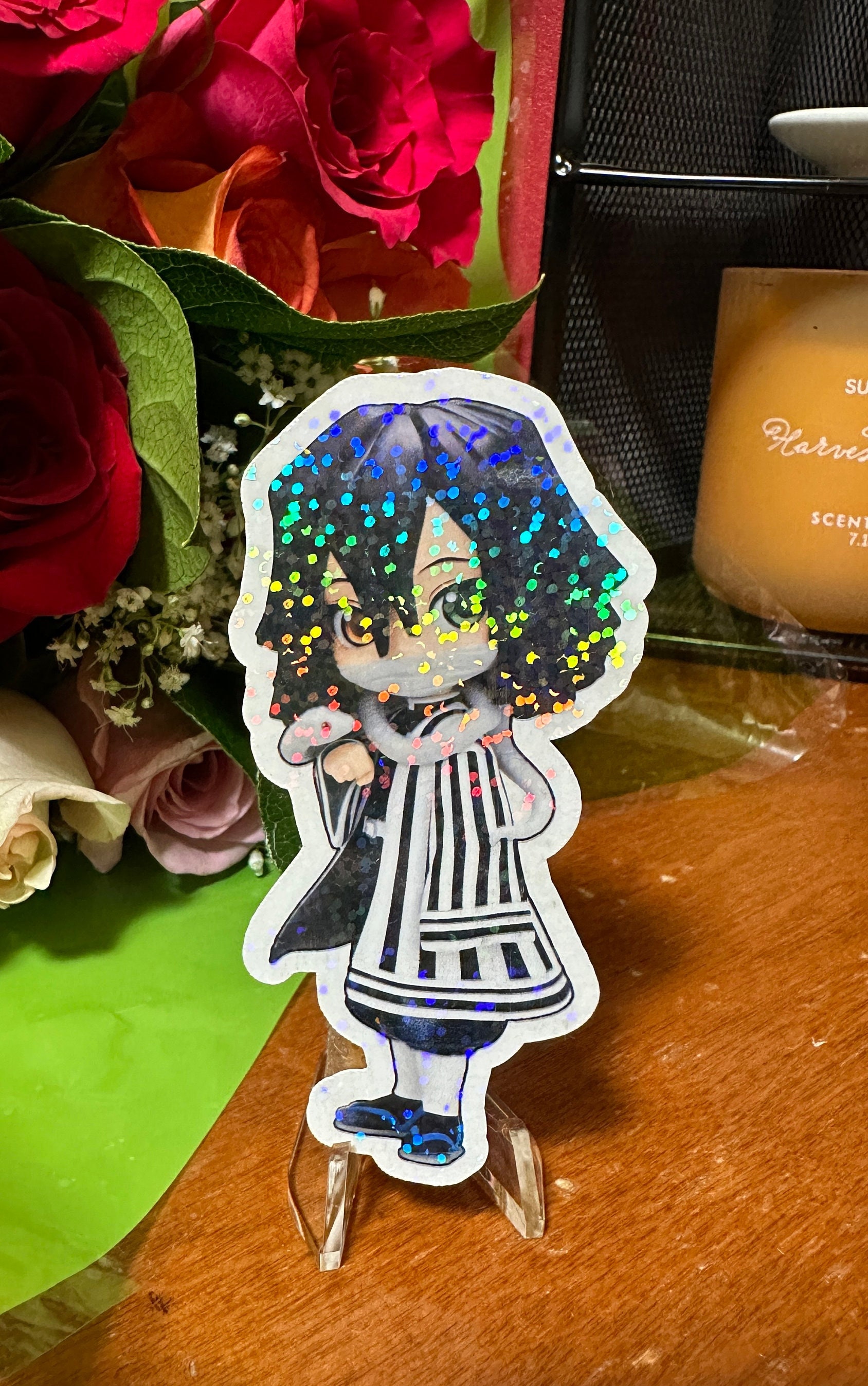 Obanai Iguro Anime Art-demon Slayer Sticker Glossy/holographic Water ...