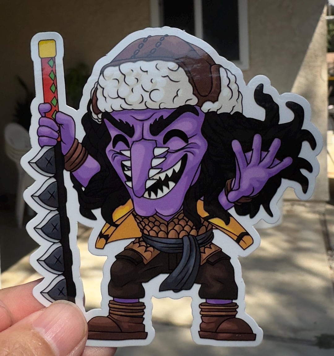 Arlong Sawshark Fish-man Anime Art- One Piece Sticker Glossy ...