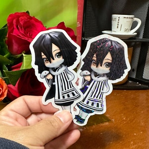 Obanai Iguro Anime Art-demon Slayer Sticker Glossy/holographic Water ...