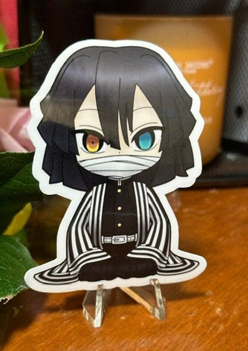 Obanai Iguro Anime Art-demon Slayer Sticker Glossy/holographic Water ...
