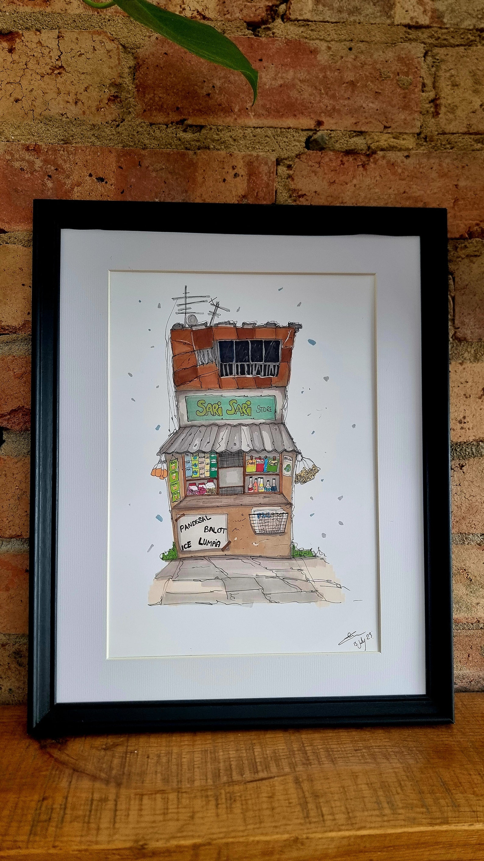 Sari Sari Filipino Shop - Urban Sketch in Print - Etsy