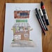 Sari Sari Filipino Shop Urban Sketch in Print - Etsy