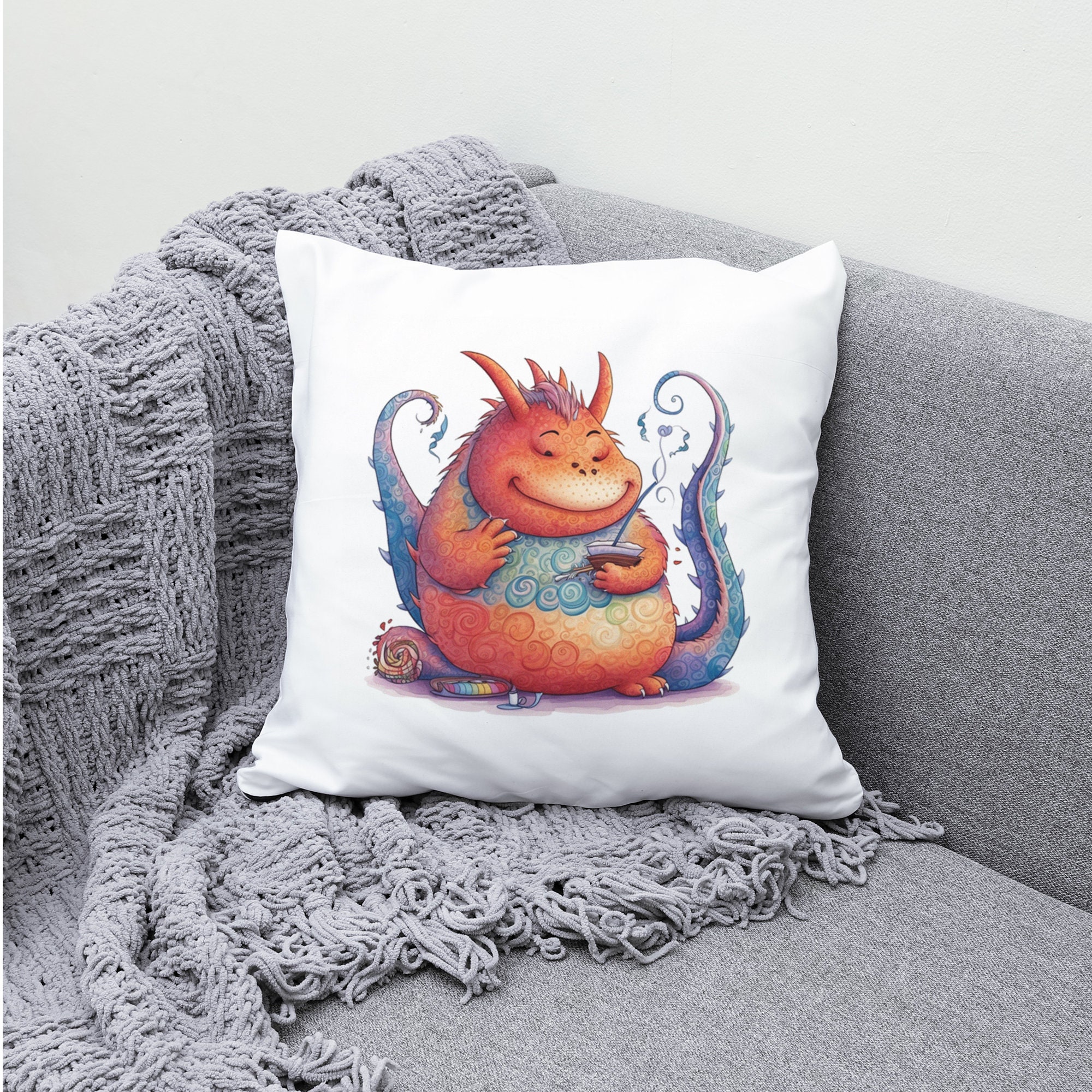 Dragon Misfits Illustrations: 26 Whimsical PNG Clipart (commercial Use ...