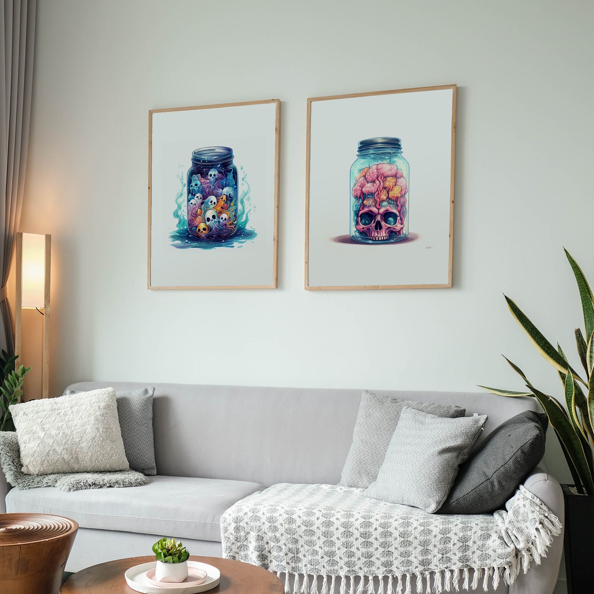 Spooky Jars PNG Clipart Set of 25 - Commercial Use, 300dpi, Creepy ...