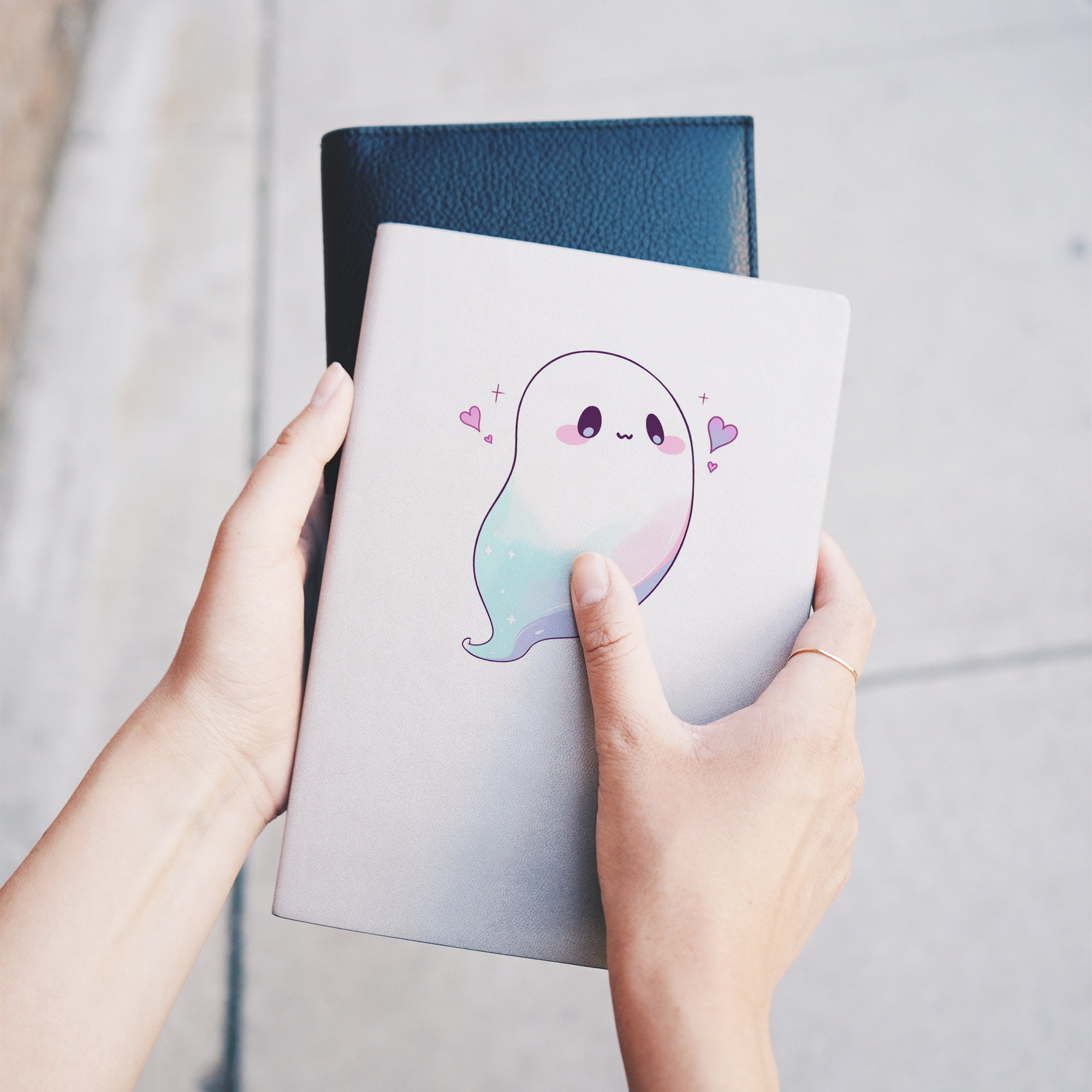 Spooky Cute Chibi Ghosts - 27 Png's, Clipart, Commercial Use, 300dpi ...