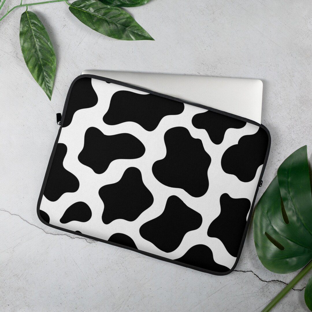 Cow Print Laptop Sleeve | Aesthetic - Etsy