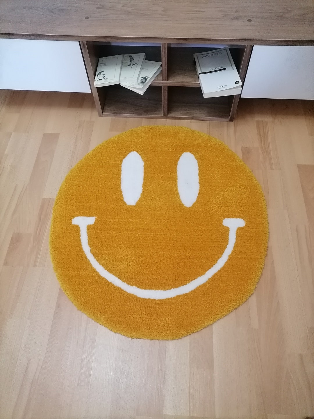 Smiley Face Rug Custom Tufted Handmade Happy Face Made to - Etsy