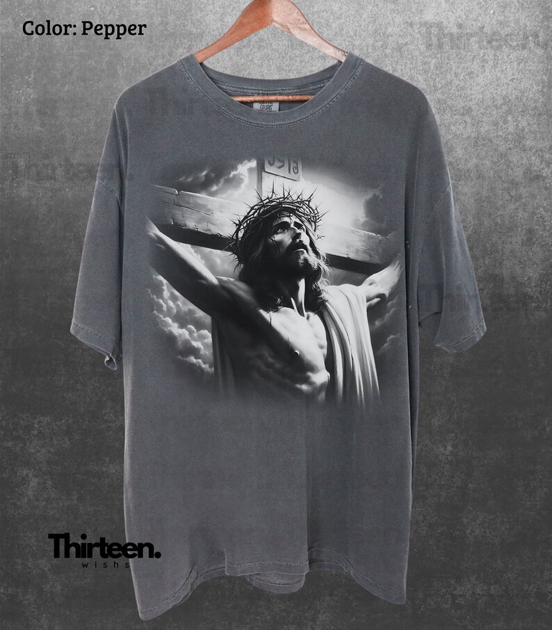 Jesus Crucified Vintage 90s Graphic Shirt, Retro Faith Jesus Shirt ...