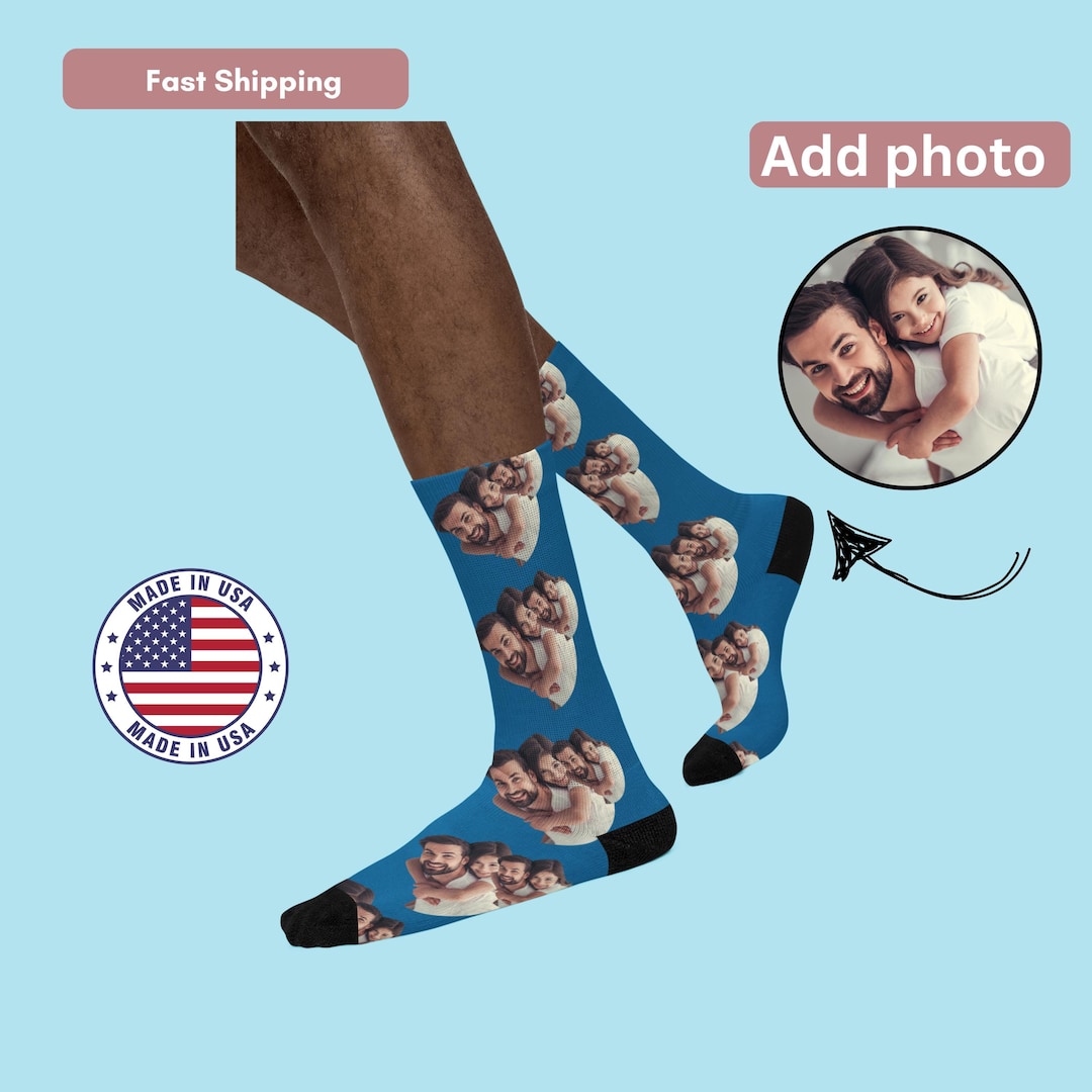 Custom Photo Sock, Custom Socks for Man, Personalized Socks, Custom ...
