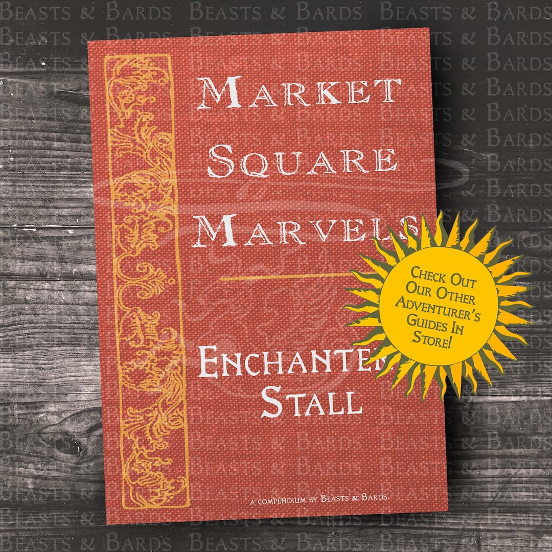 Enchanter's Stall Immersive D&D Setting PDF Store Owner, Common ...