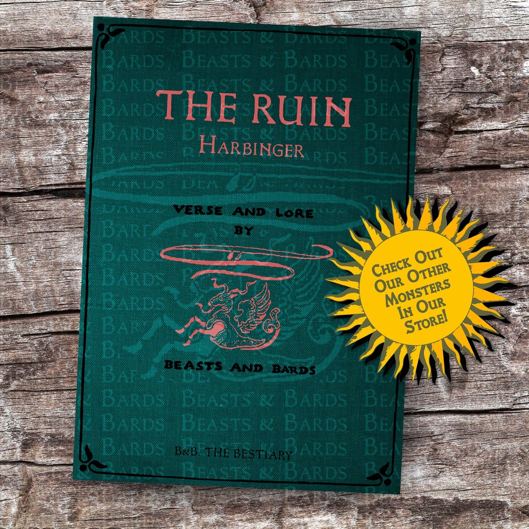 The Ruin Harbinger | Homebrew RPG Monster PDF - Includes Crafted ...