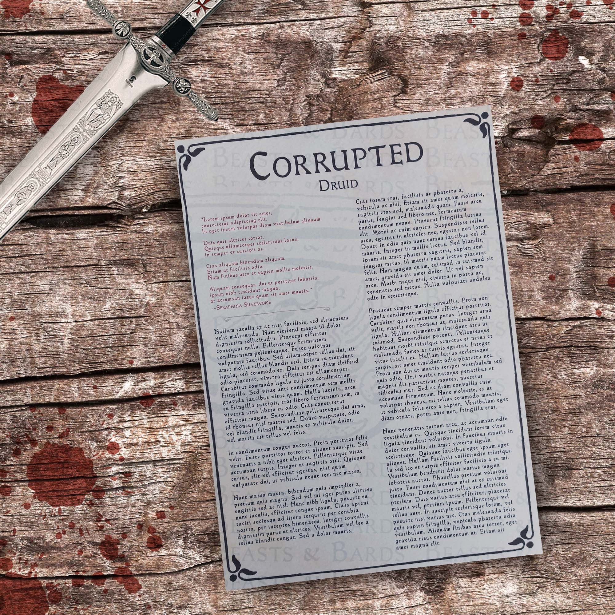 Frostwing Wyvern Homebrew RPG Monster PDF Includes Crafted Monster ...