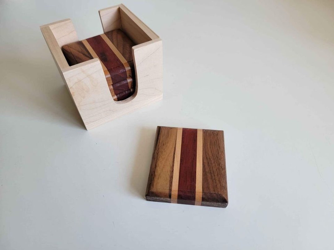 Solid Wood Coasters - Etsy