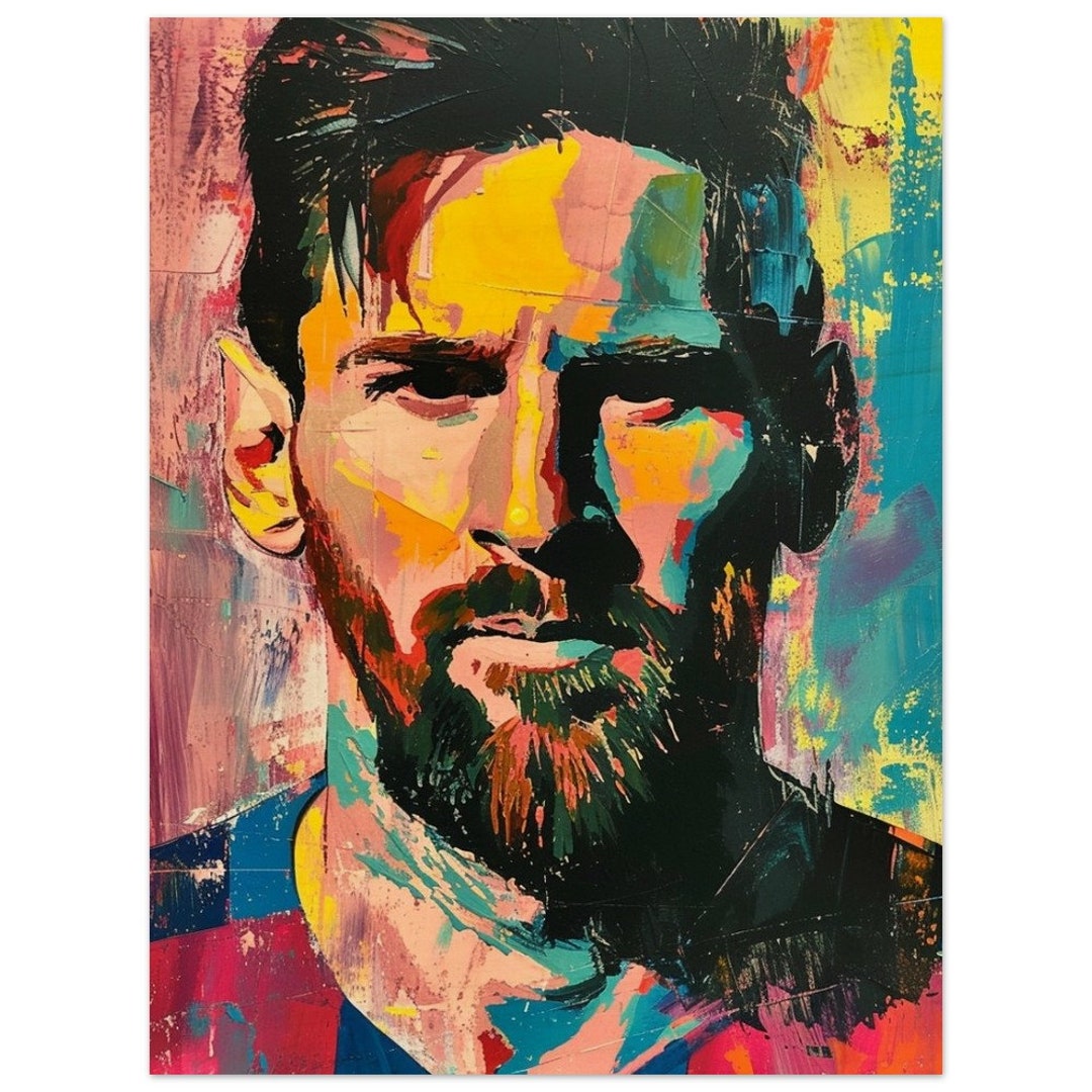 Lionel Messi Poster. Wood Print. - Etsy
