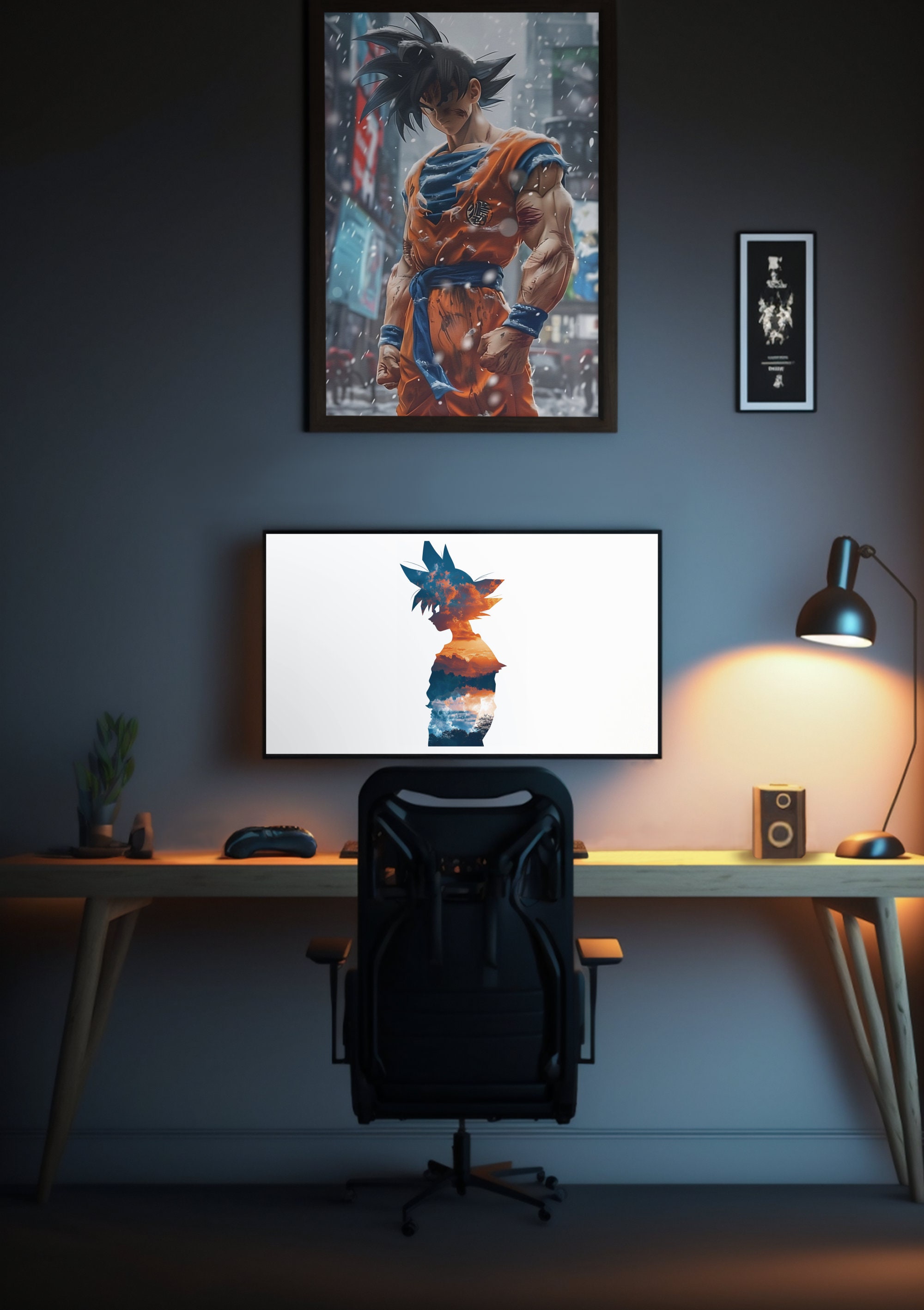 Dragon Ball Z Goku Poster Illustration. - Etsy