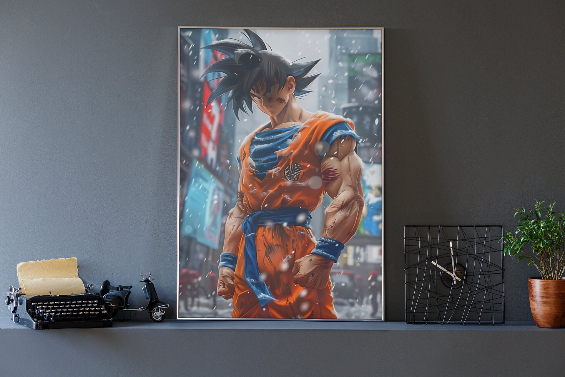 Dragon Ball Z Goku Poster Illustration. - Etsy