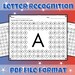 Alphabet Dab It Worksheet for Preschooler Uppercase Letter Recognition ...