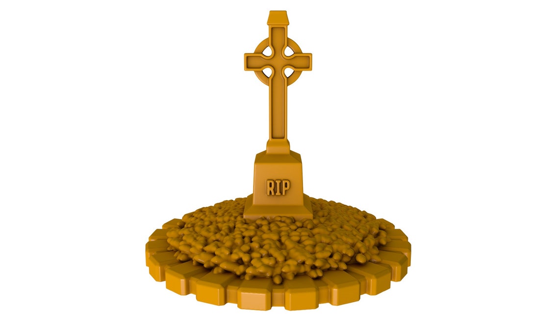 Halloween Tombstone Stl File / Halloween Tombstone Printer , Gravestone ...