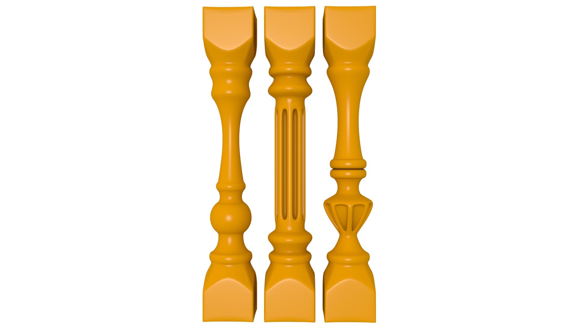 Balusters Stl File / Printable Stl File Balusters , Legs Printer ...