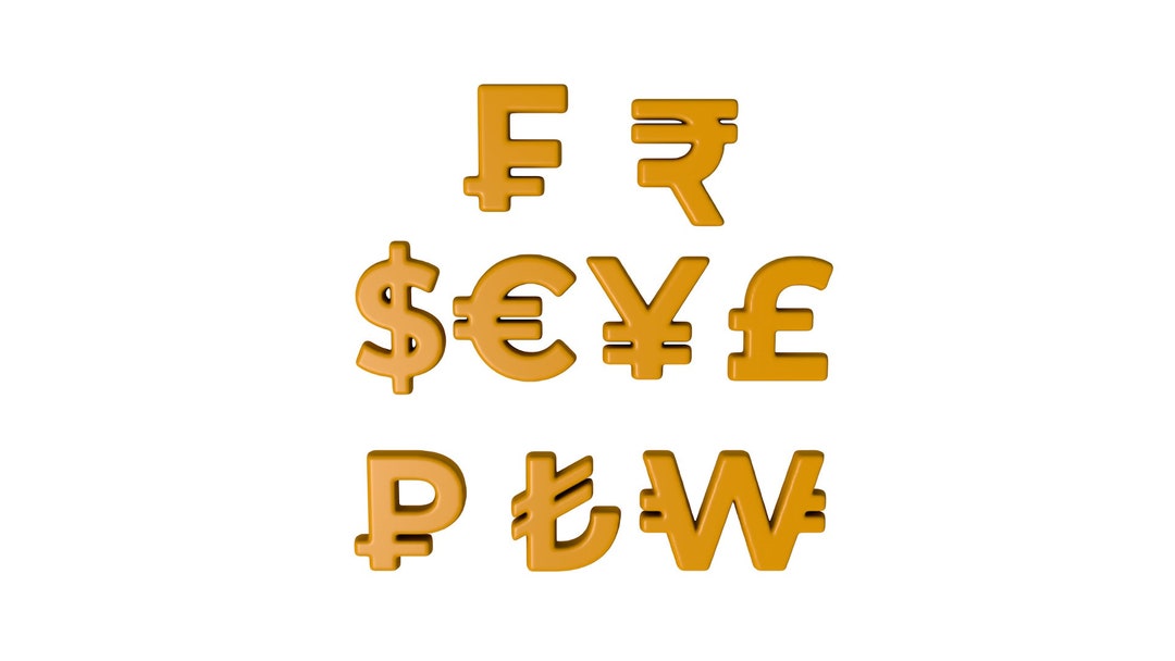 Currency Symbols Stl File /currency Symbols Printer /euro Stl File ...