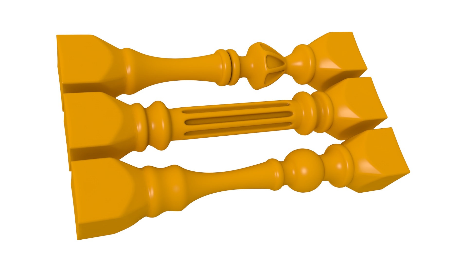 Balusters Stl File / Printable Stl File Balusters , Legs Printer ...