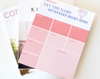 Weekly Planner - Etsy
