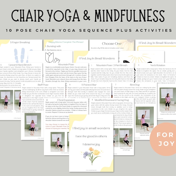 Printable Chair Yoga - Etsy