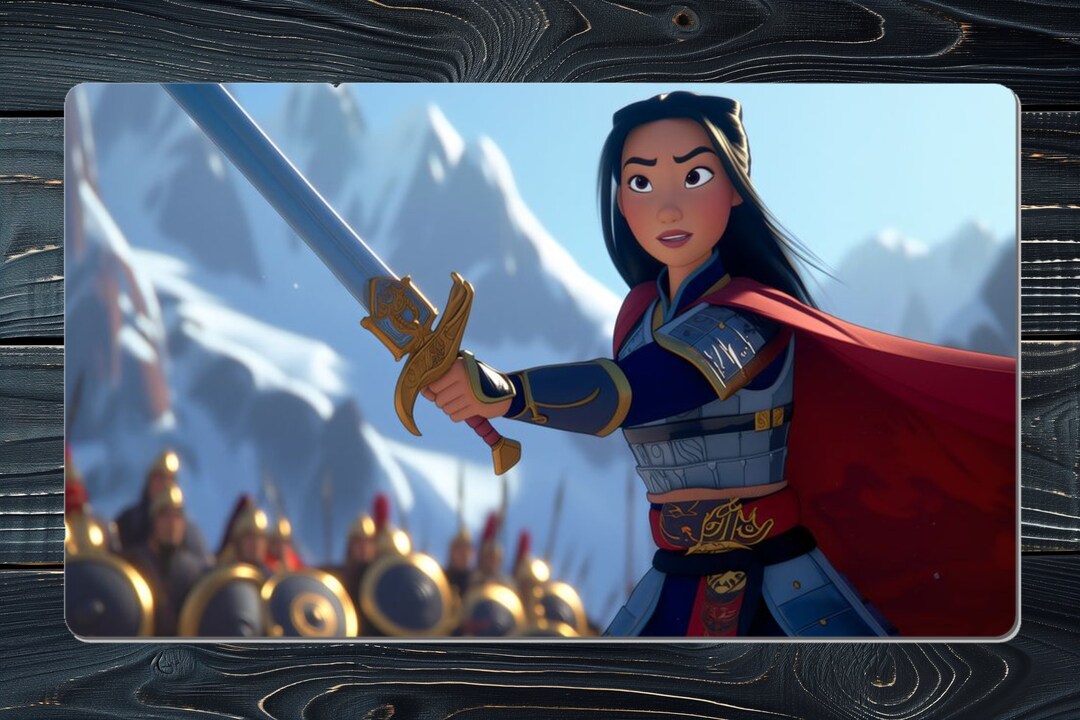 Warrior Princess Playmat | Desk Mat | Mousepad | Perfect for Lorcana ...