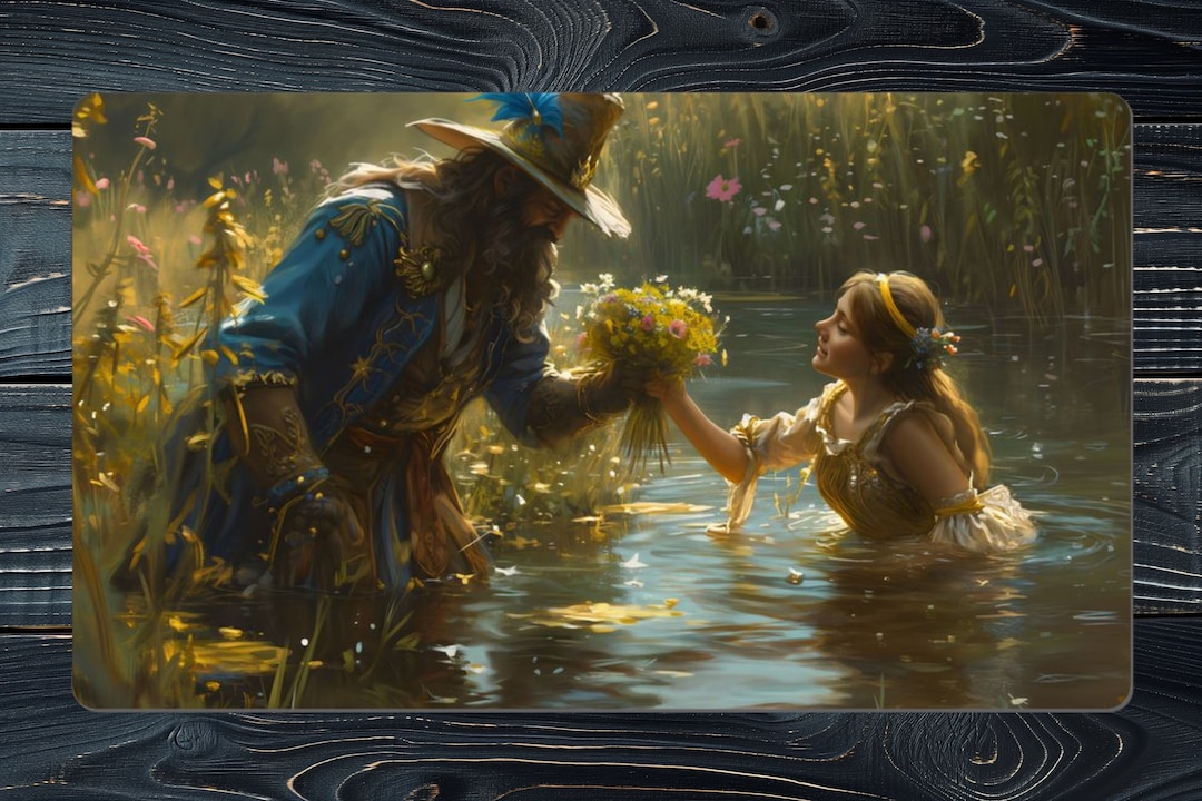 Tom Bombadil and Goldberry Flowers Playmat | Desk Mat | Mousepad | for ...