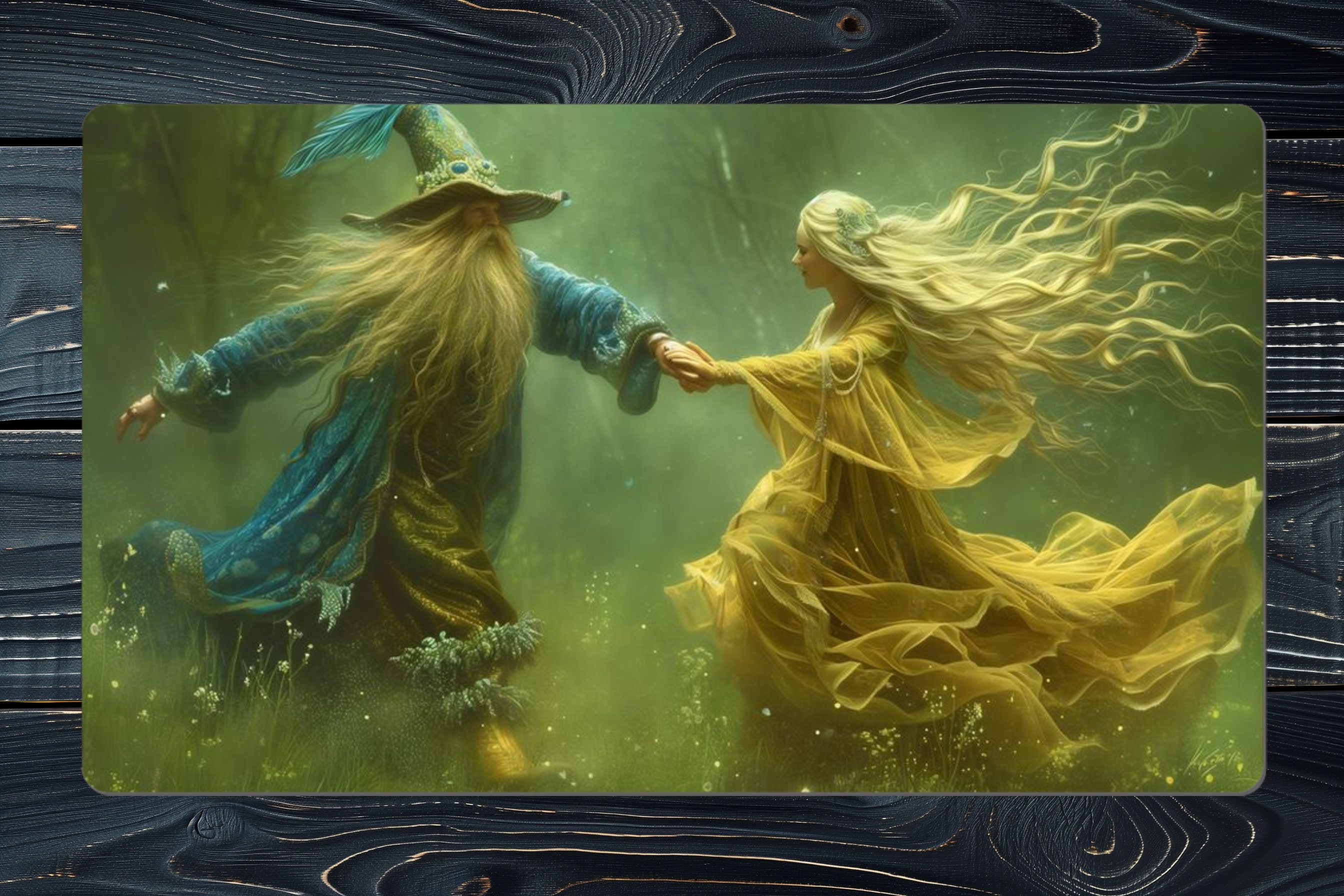 Tom Bombadil and Goldberry Dancing Playmat | Desk Mat | Mousepad | for ...