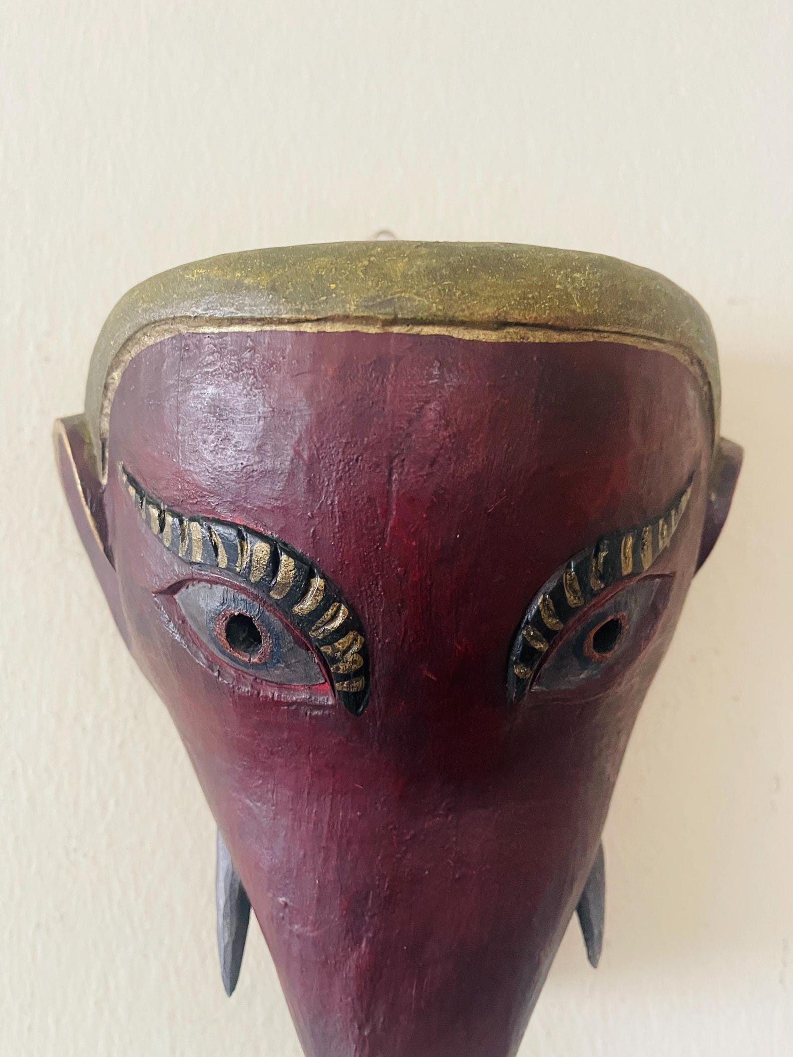 7"/7" Animal, Handmade Wooden Mask, Wall Hanging, Made by Poplar Wood ...