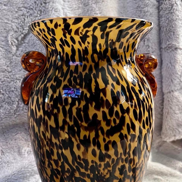 Leopard Print Vase - Etsy