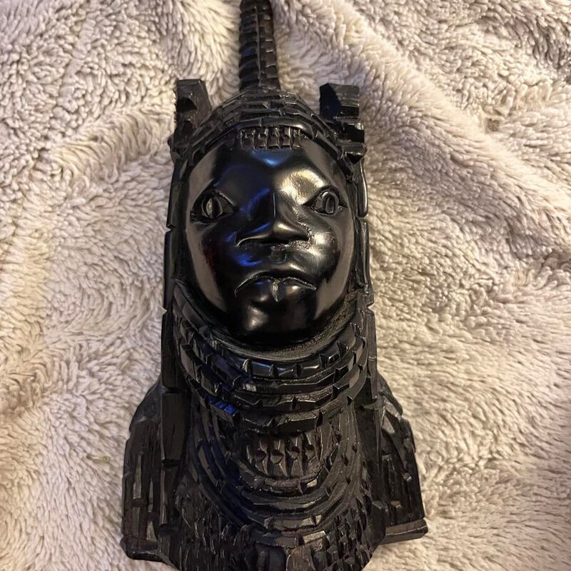 Ebony Head Sculpture - Etsy