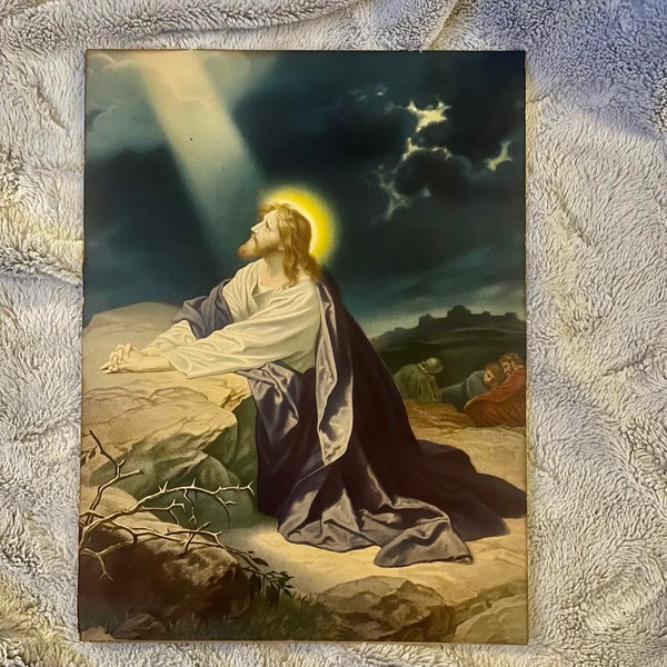 Christian Lithograph - Etsy