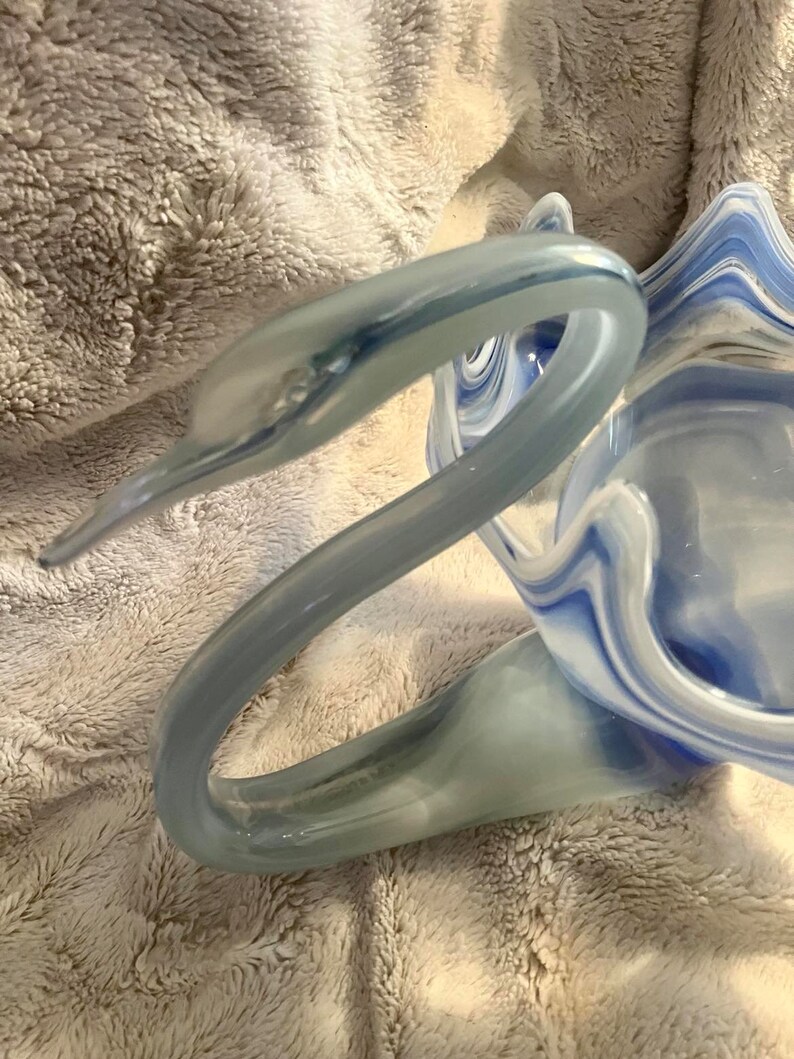 Vintage 1960s Sooner Glass Swan Bowl - Etsy